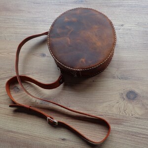 Leather Circle Bag Pattern | Round Bag Template Pdf | Leather Bag ...