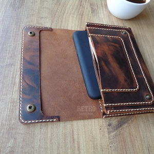 Leather Smartphone Belt Bag Pattern | Diy Leather Phone Case | Diy ...