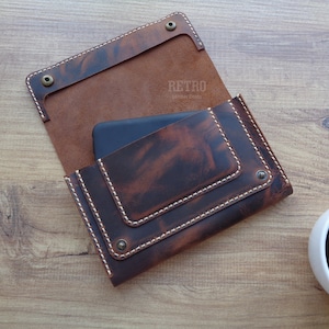 Leather Smartphone Belt Bag Pattern | Diy Leather Phone Case | Diy ...