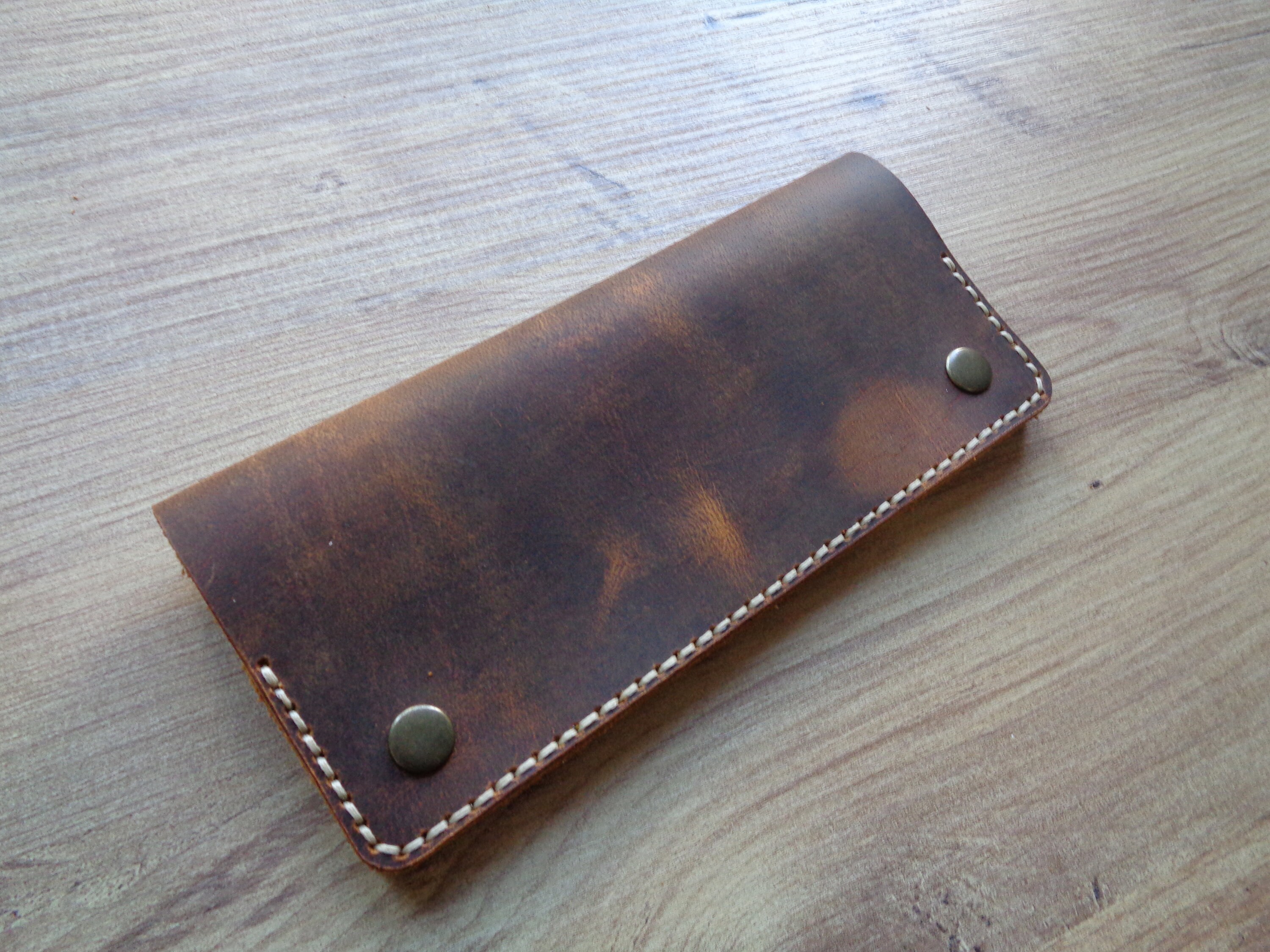 Leather Trucker Wallet PDF Pattern | Leather Long Wallet Pdf Pattern ...