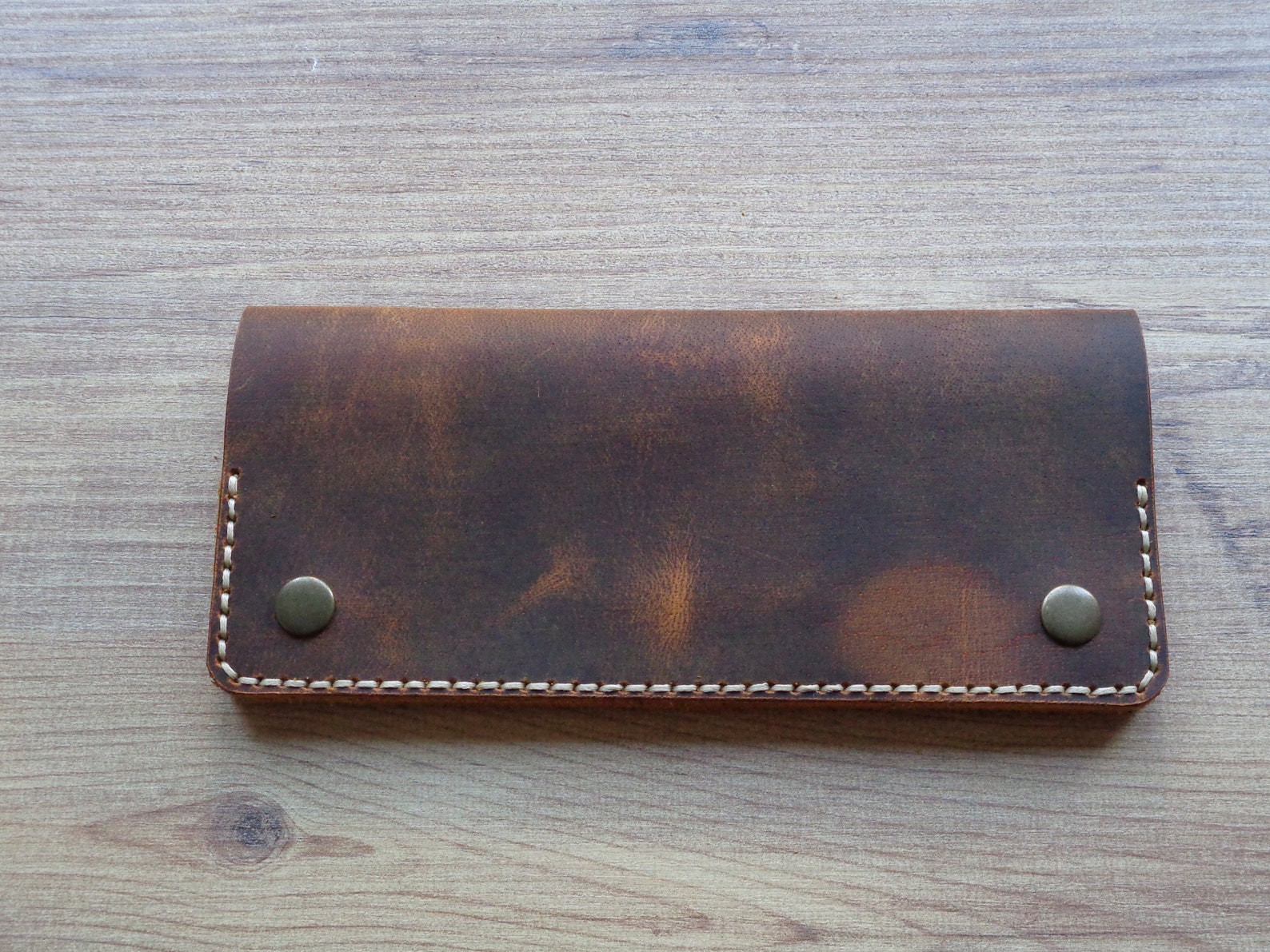 Leather Trucker Wallet PDF Pattern | Leather Long Wallet Pdf Pattern ...