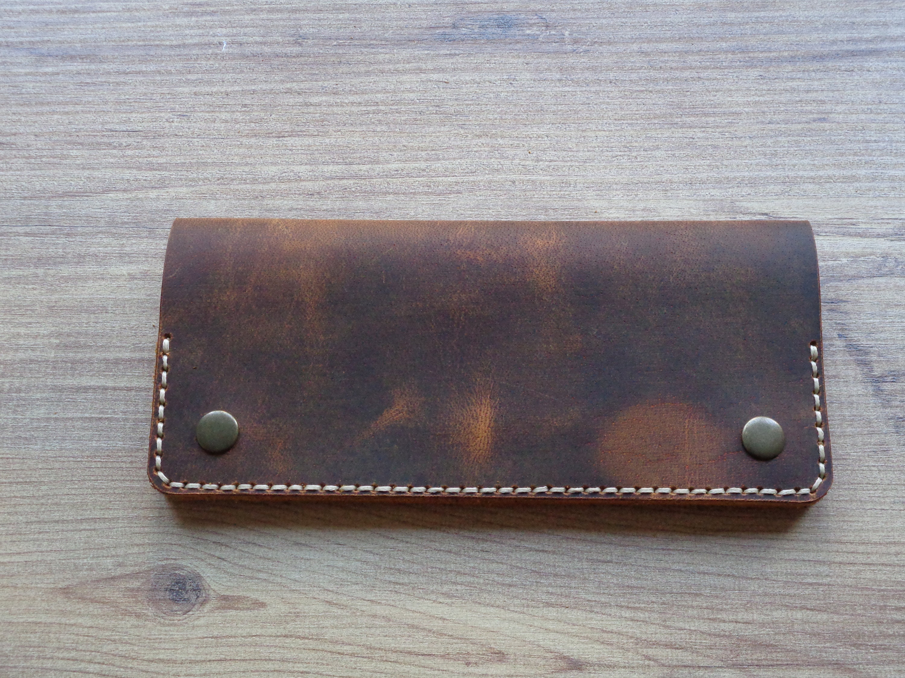 Leather Trucker Wallet PDF Pattern | Long Wallet Template (with Video ...
