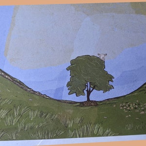 Sycamore Gap Greetings Card - Choice of 2 Designs - Etsy UK