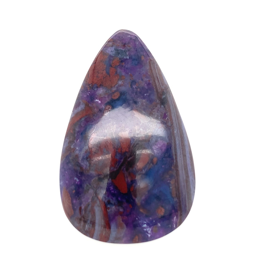 107 Ct Genuine Sugilite Richterite 28x46mm Pendant Bead for Charm or ...