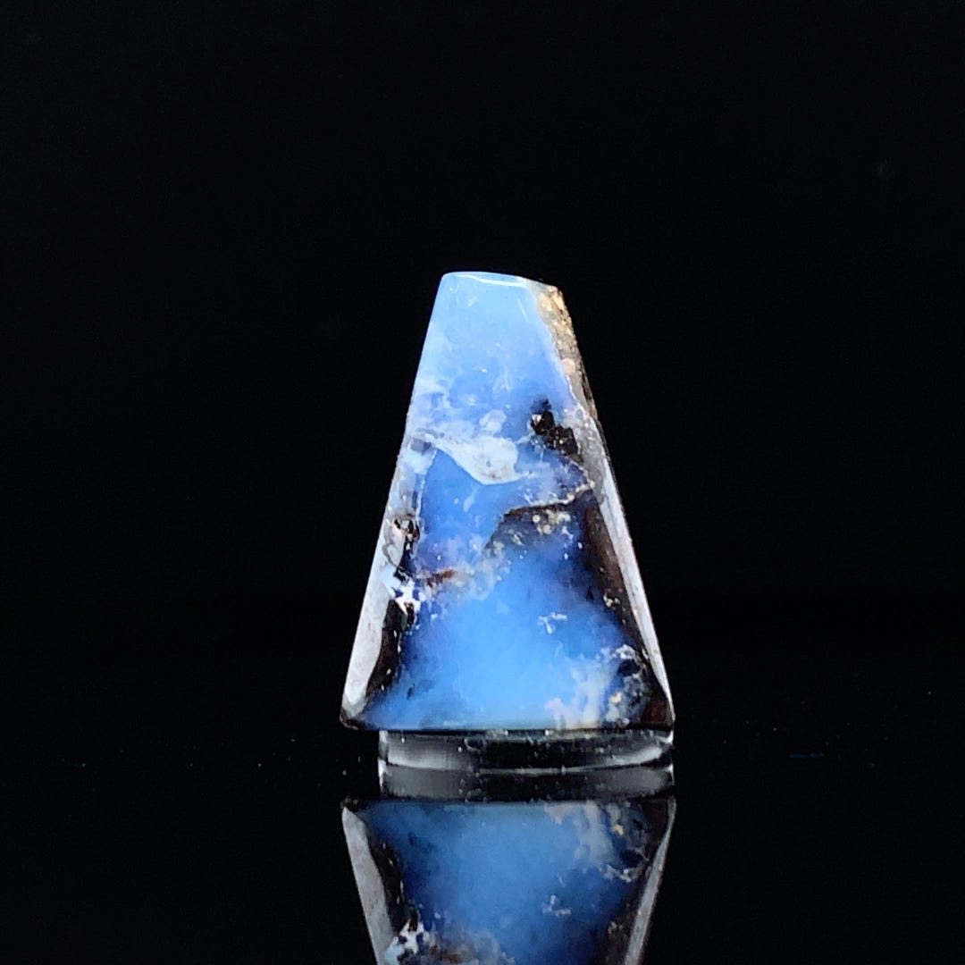 7.2 CT - Genuine Australian Boulder Opal Half Drilled Bead, Winton ...