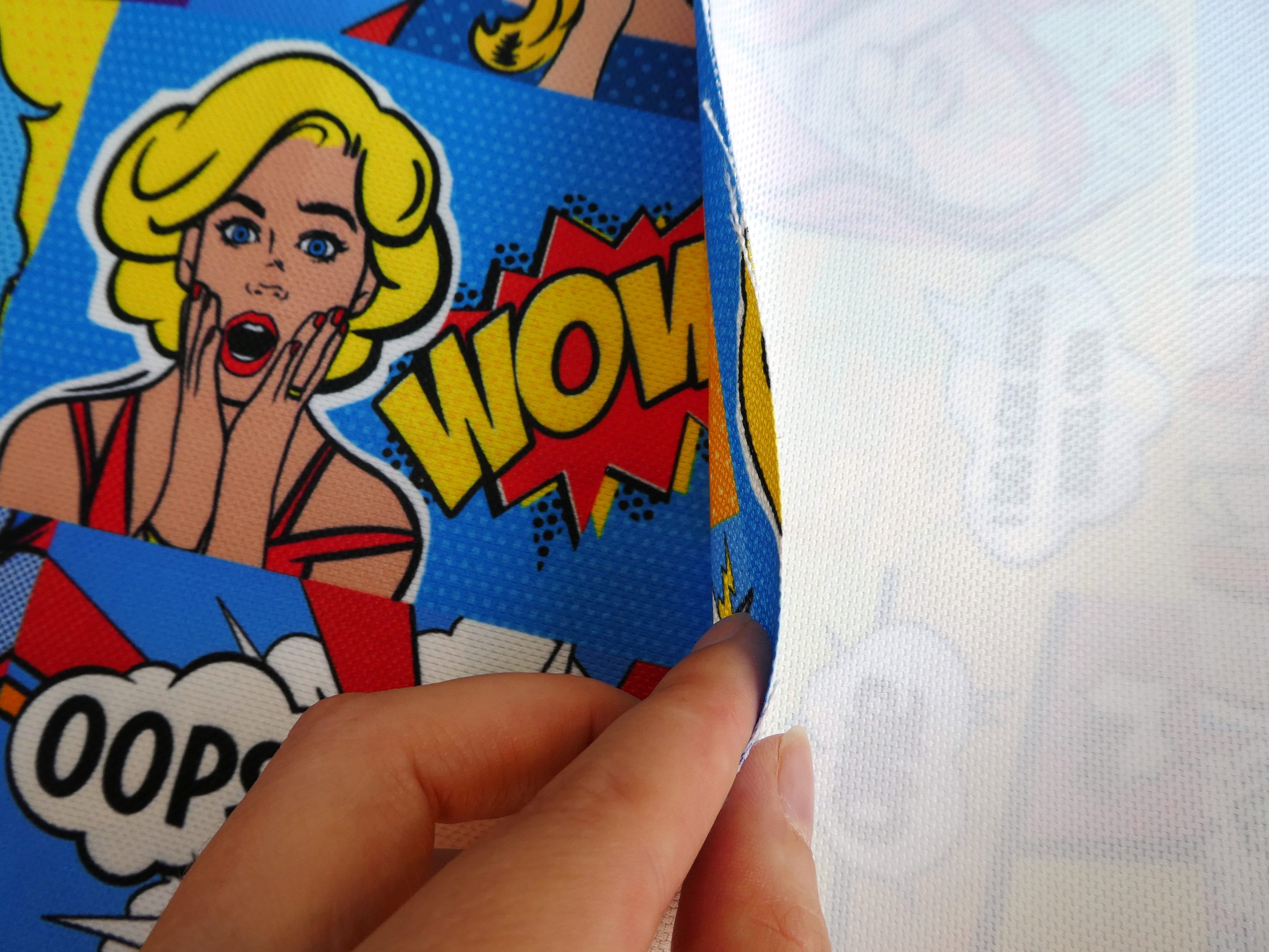 POP ART designed digital printed polyester Upholstery fabric | Etsy