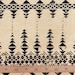 Aztec Design Upholstery Fabric With Linen Ground Effect by the Yard ...