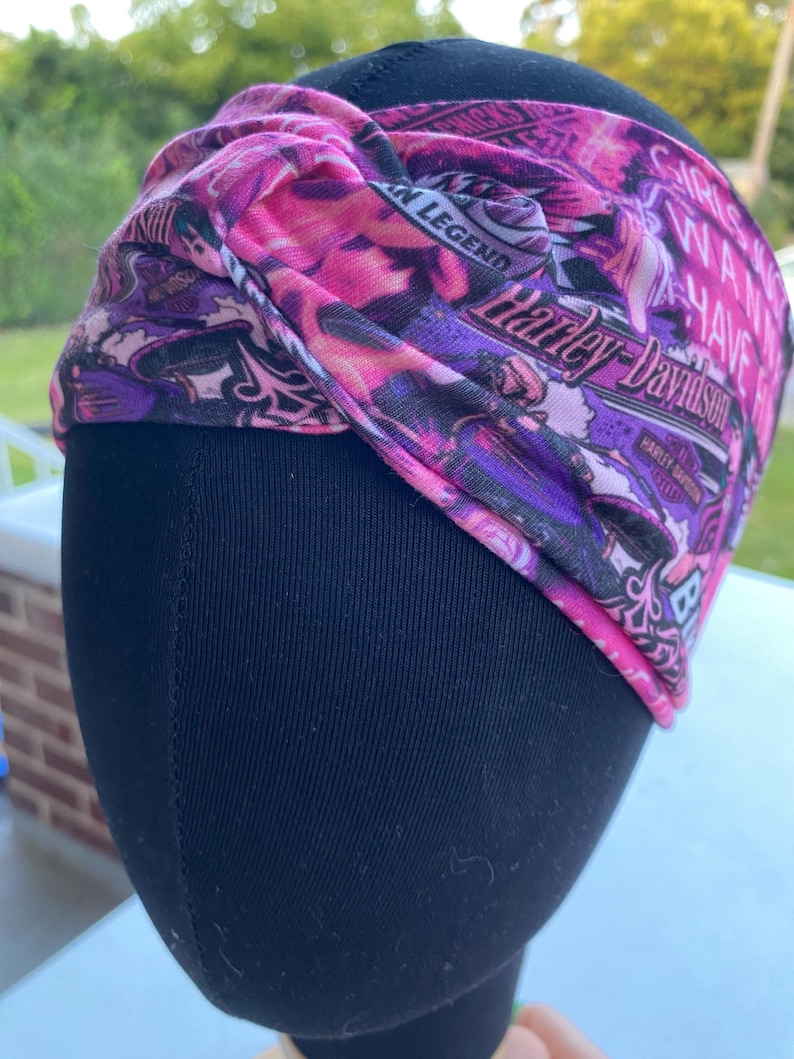Pink Harley Davidson Girls Just Wanna Have Fun Motorcycle Headband ...