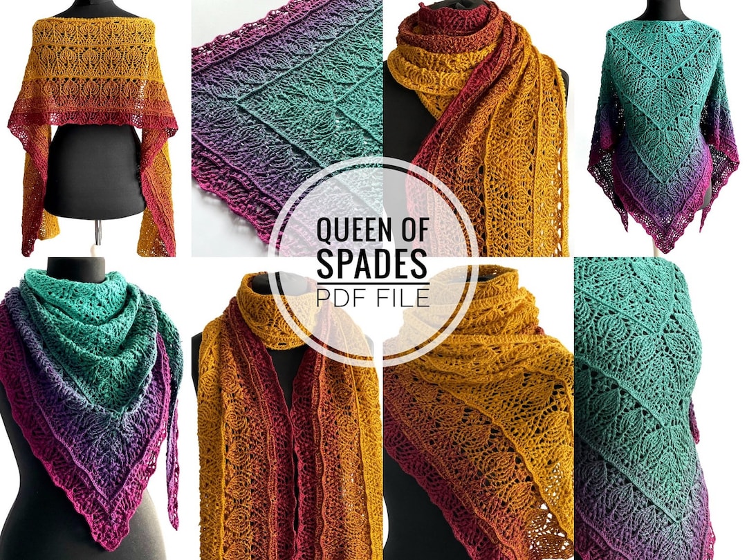 Crochet Pattern, Triangle Pattern, Pdf File,digital Pattern,charted ...