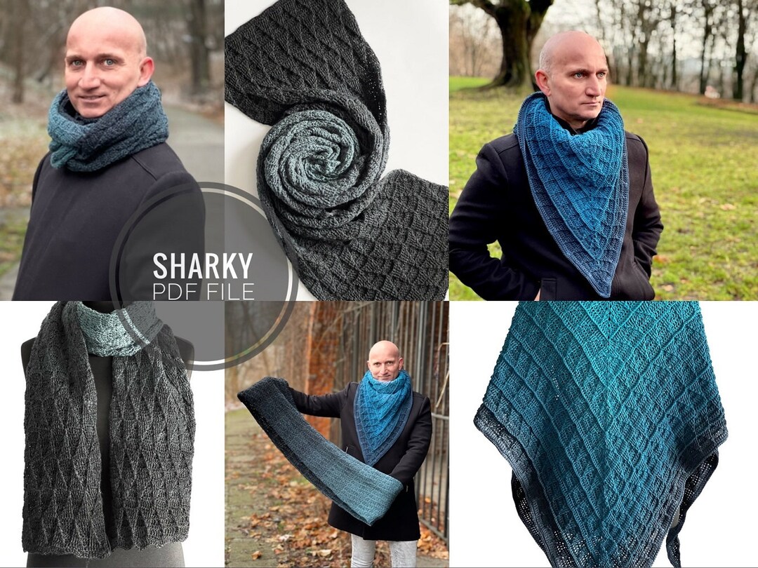 Triangle Pattern,scarf Pattern,crochet Pattern,crochet Snood,digital ...