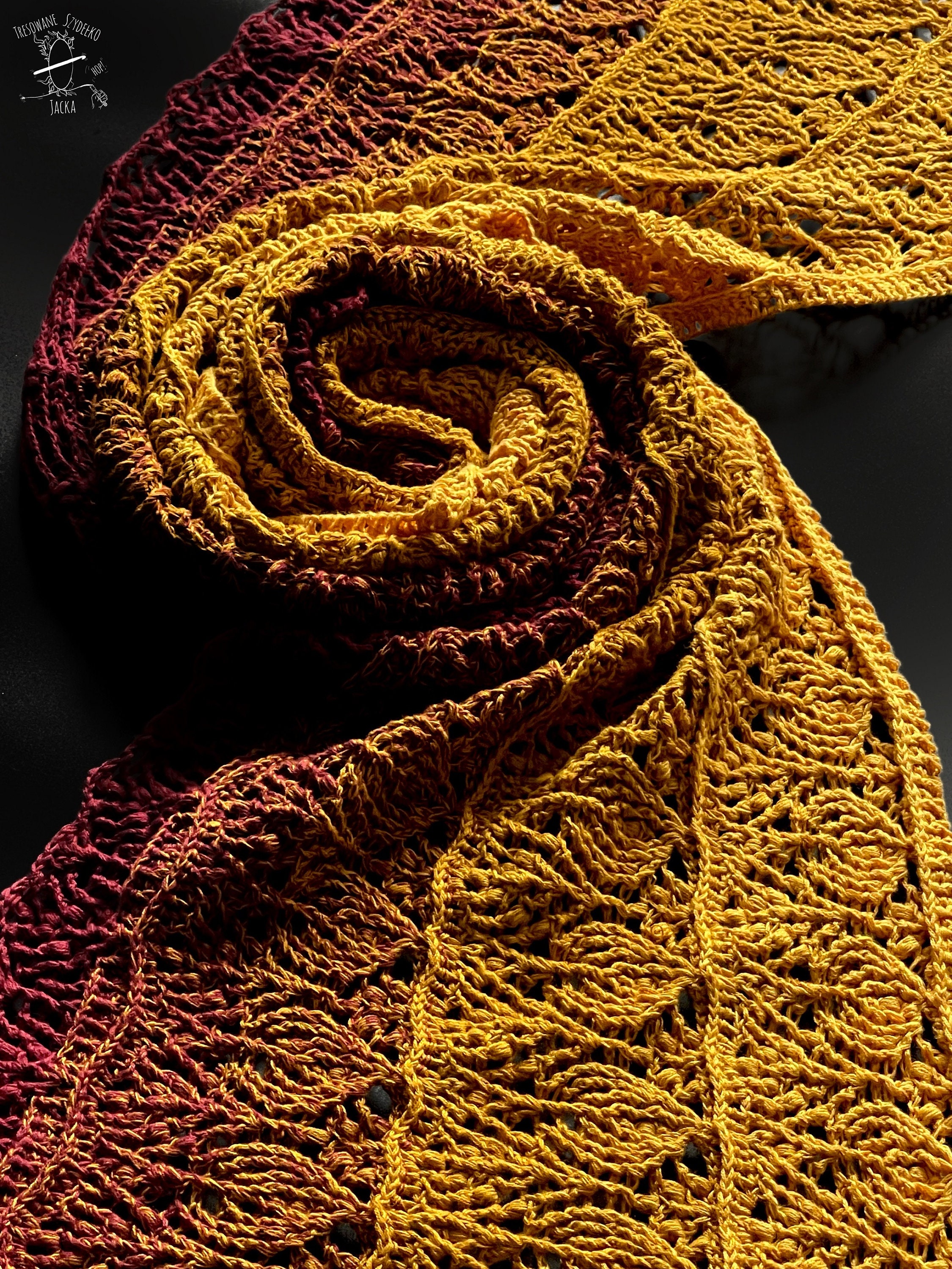 Queen of Spades Crochet Scarf and Shawl Chart Pattern (PDF Pattern) - Etsy