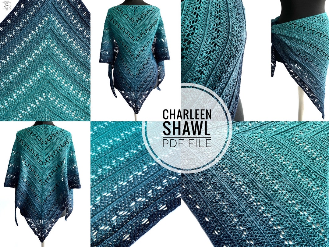 Crochet Shawl Pattern, Crochet Pattern, Shawl Pattern, Digital Pattern ...