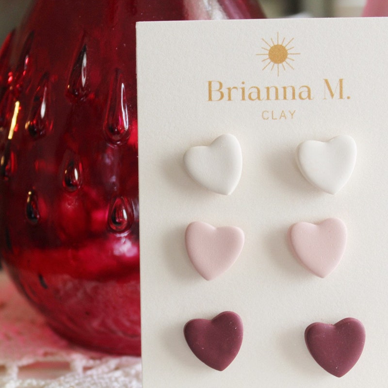 Polymer Clay Heart - Etsy