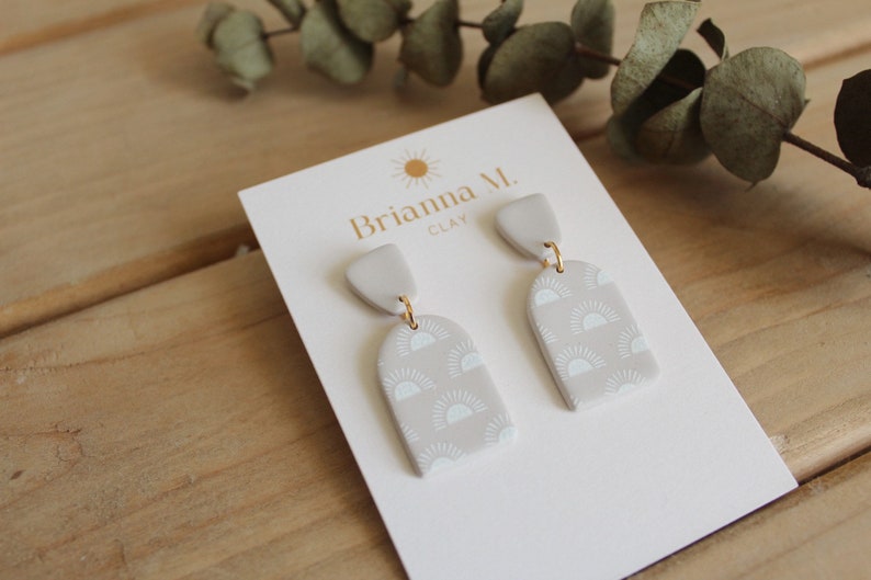 Dainty Polymer Clay Arch With Sunshine Detail - Etsy