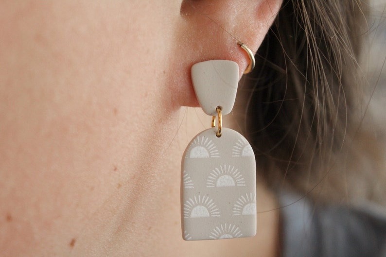 Dainty Polymer Clay Arch With Sunshine Detail - Etsy
