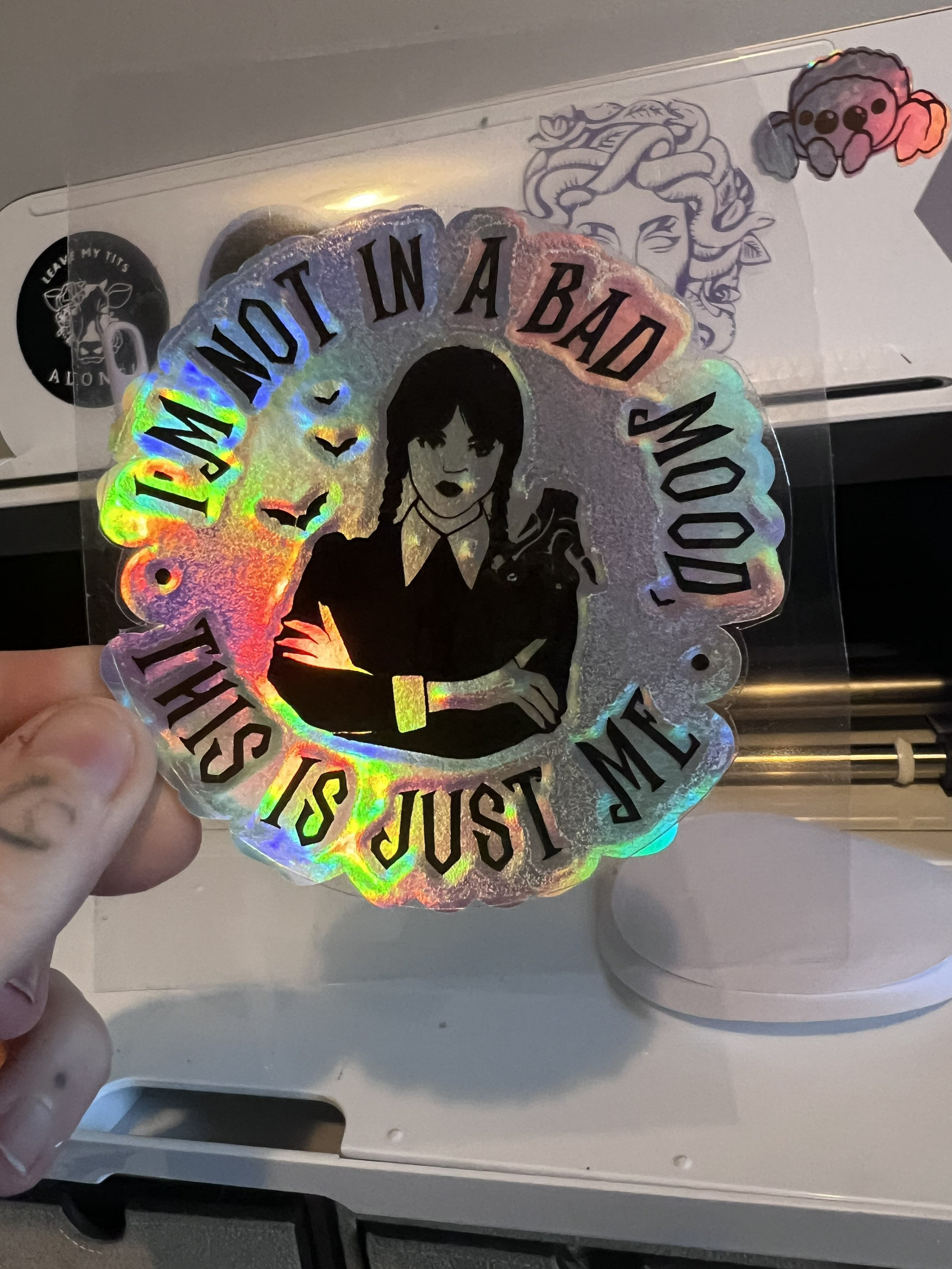 Wednesday Addams Decal Sticker, Vinyl Sticker, the Addams Family ...