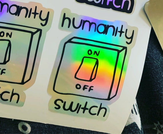 light switch sticker Vampire diaries humanity switch non permanent Home ...