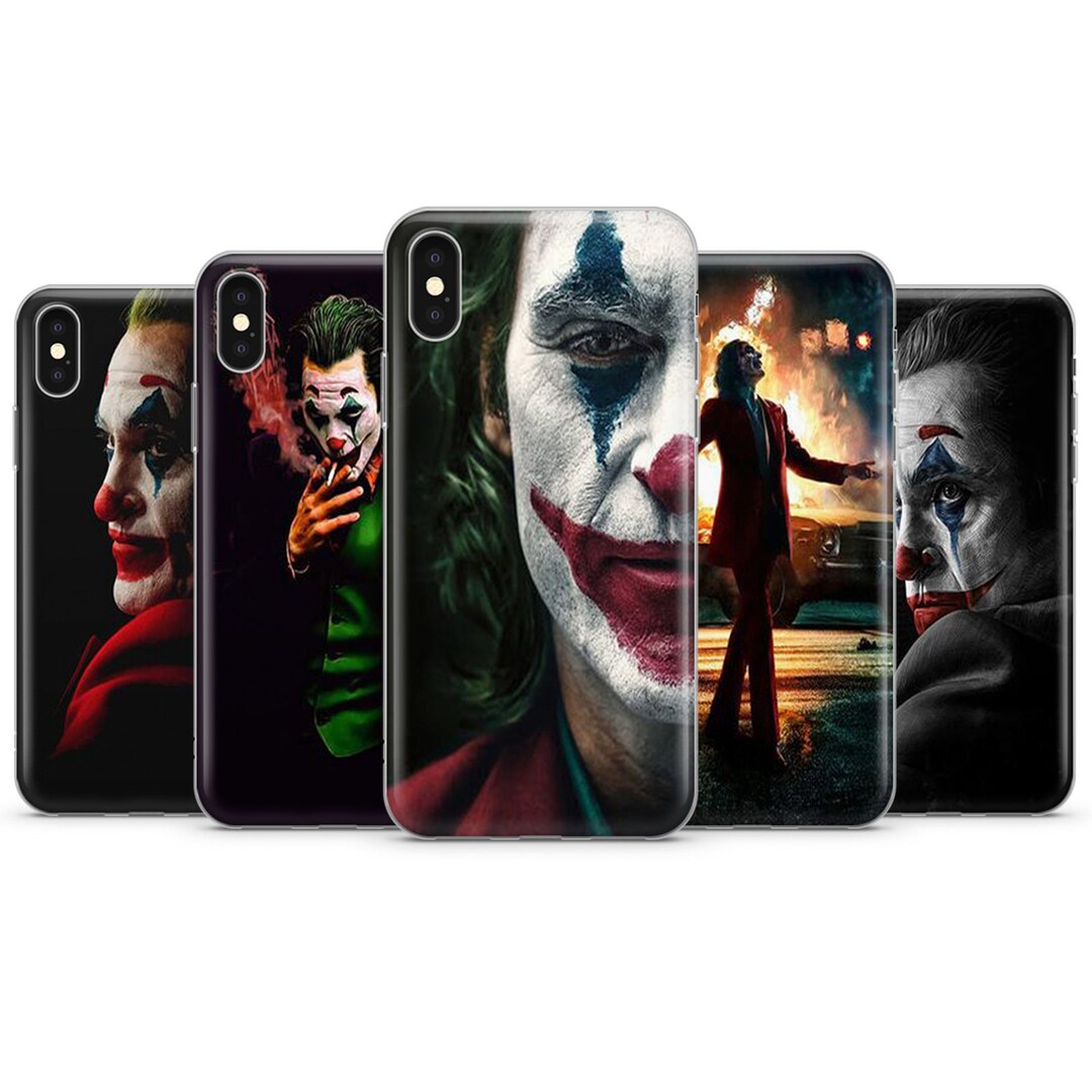 Joker Phone Case Cover, Fits iPhone 7, 8, 11, 12 PRO, XR, XS, Samsung ...