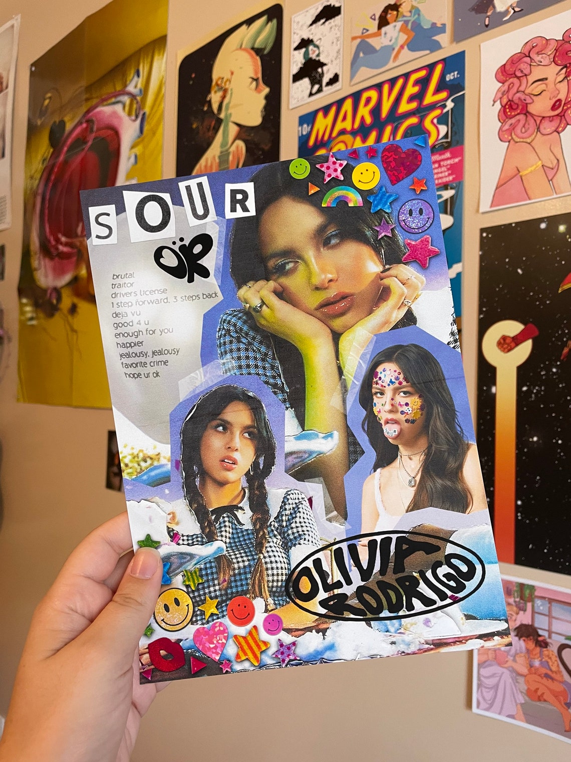 SOUR Olivia Rodrigo Poster Print | Etsy