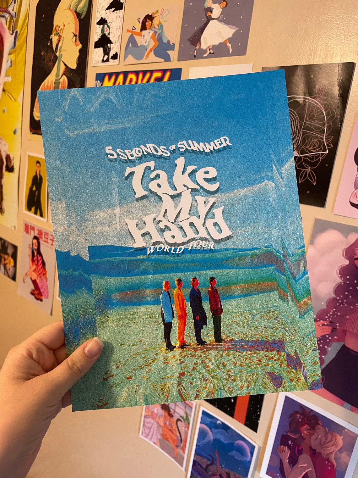 5SOS Take My Hand Tour 2022 Poster Print 8.5x11 - Etsy