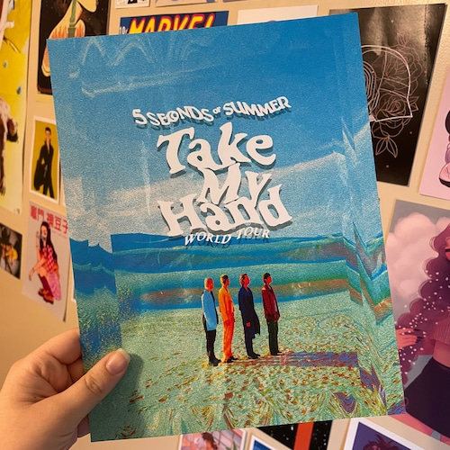 5SOS Take My Hand Tour 2022 Poster Print 8.5x11 - Etsy