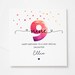 Personalised 9th Birthday Card, Girl Ninth Birthday, Colourful Red ...