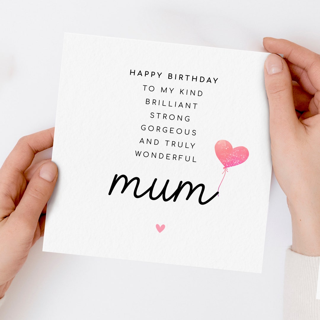 Mum Birthday Card Poem, Mum Birthday Gift, Amazing Mum Birthday Card ... Mum Birthday Card Poem, Mum Birthday Gift, Amazing Mum Birthday Card ...