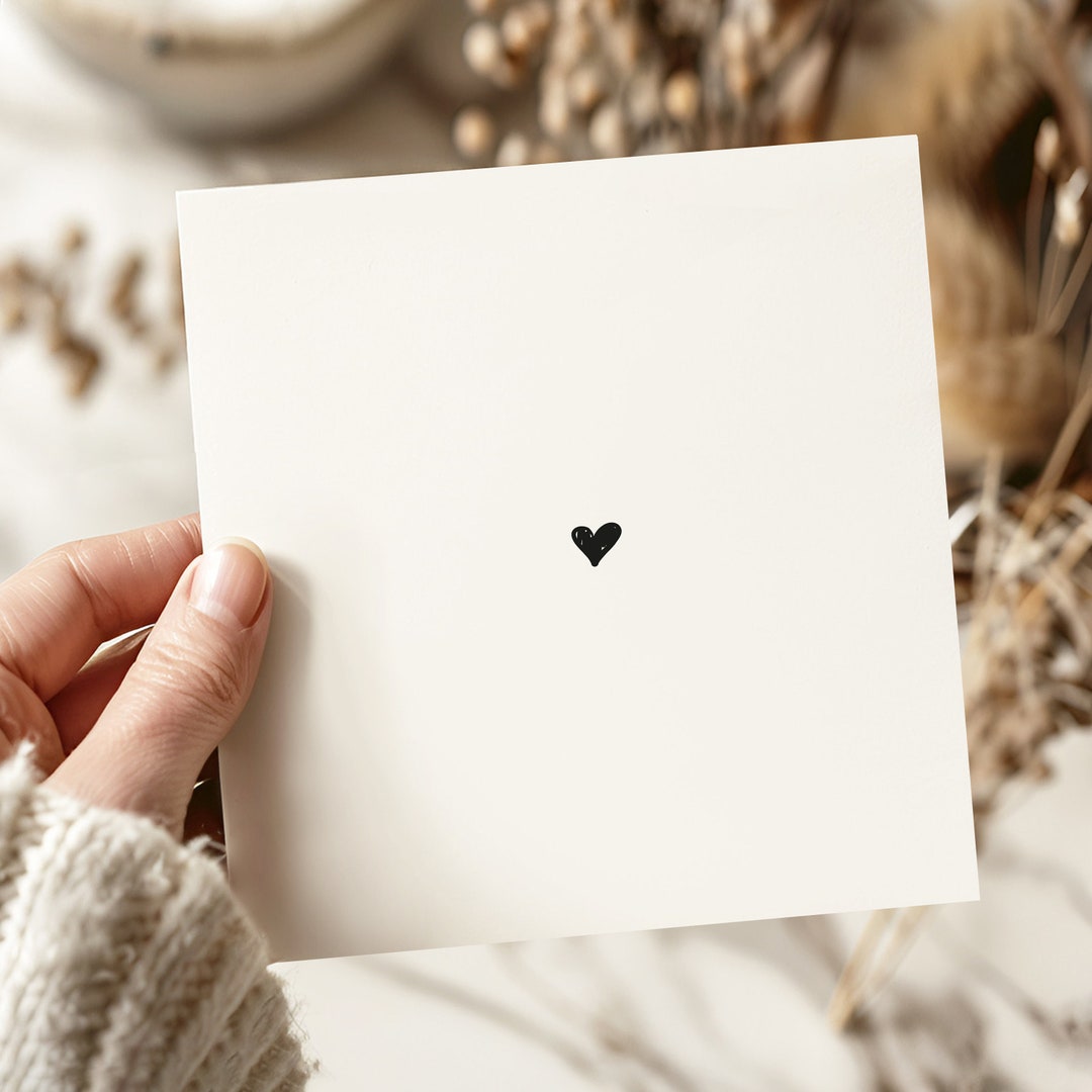 Heart Card, Appreciation Card, Heart Symbol, Love You, Anniversary ...