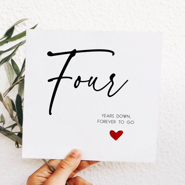 4th Anniversary - Etsy UK