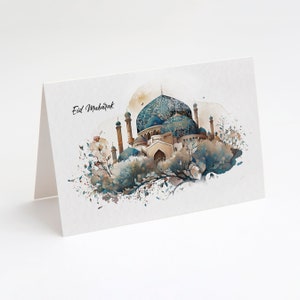 6x Eid Mubarak Cards, Eid Mubarak Multipack Greetings Cards, Happy Eid ...