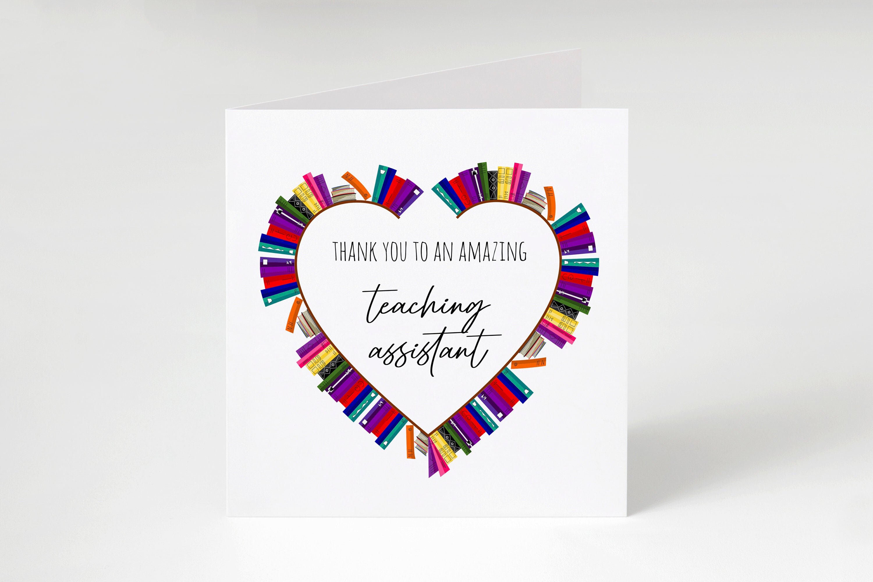 Thank You Teaching Assistant Card Teacher Appreciation Card - Etsy