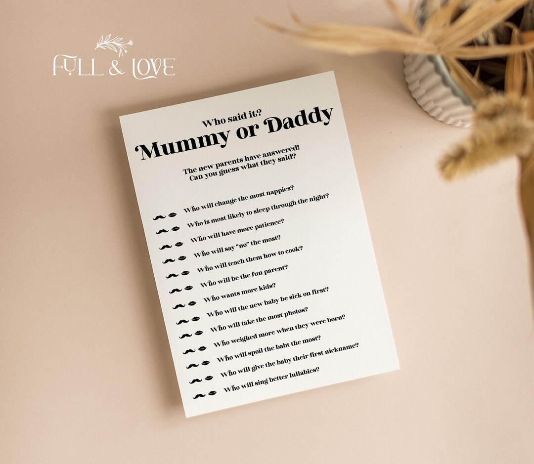 Who Said It Mummy or Daddy | Mommy | Disco Baby | Poppin' Bottles ...