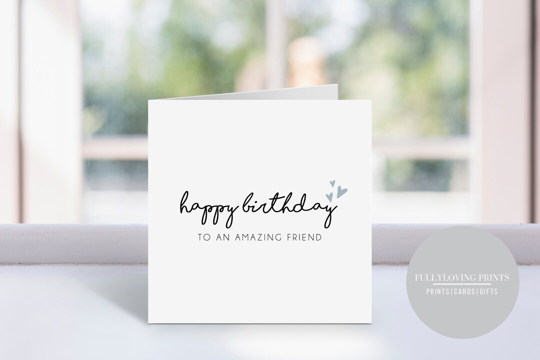 Happy Birthday Friend | Happy Birthday to an Amazing Friend | Birthday ...