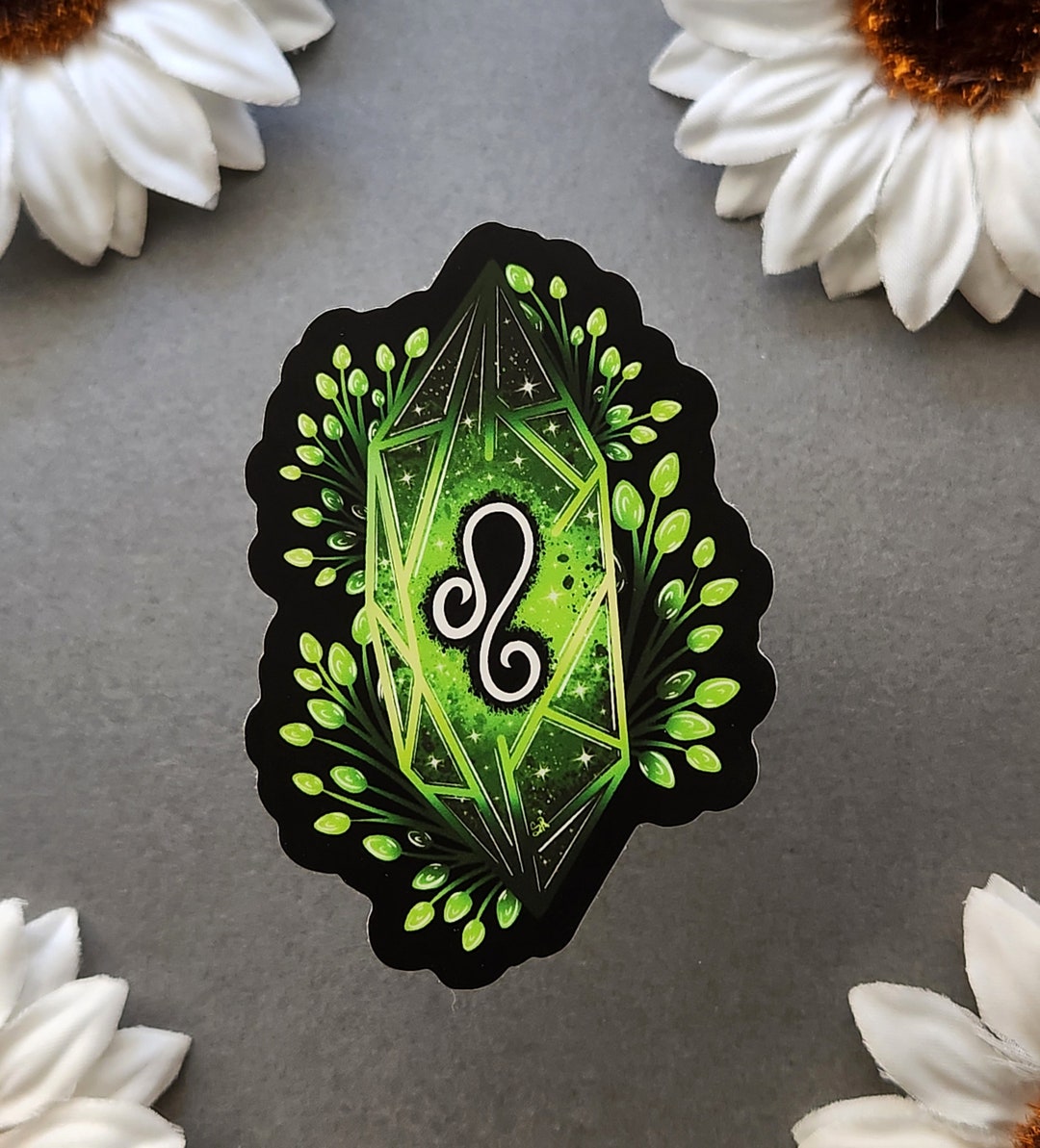 Peridot Leo Matte 2.2x3-inch Sticker - Etsy