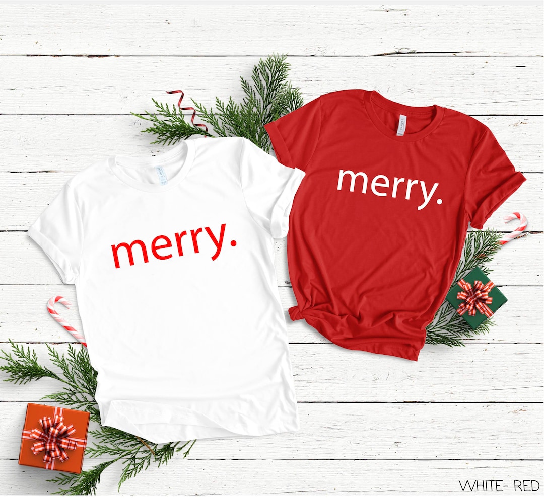 Merry Shirt, Merry Christmas Shirt, Merry Christmas T-shirt, Christmas ...