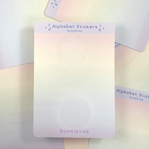 Alphabet & Symbols Sticker Sticker Sheet Planner Sticker - Etsy