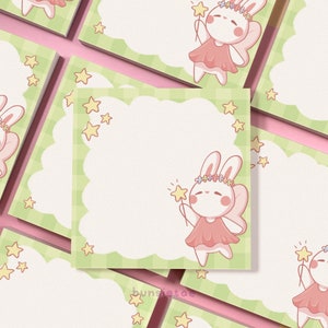 Fairy Bunsie Notepad Bundle to Do List Cute Memo Pad - Etsy