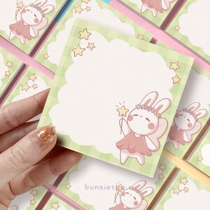 Fairy Bunsie Notepad Bundle to Do List Cute Memo Pad - Etsy