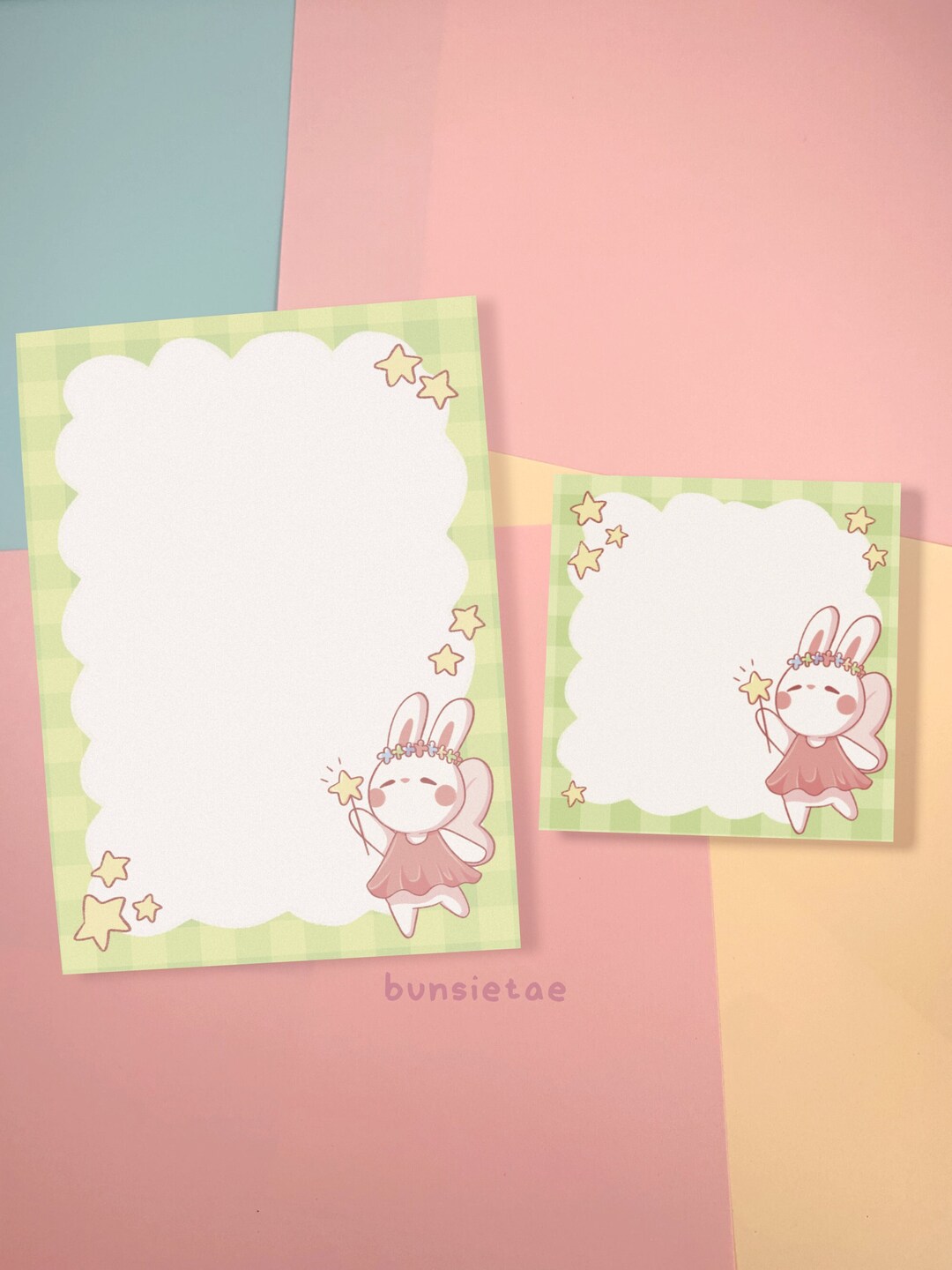 Fairy Bunsie Notepad Bundle to Do List Cute Memo Pad - Etsy