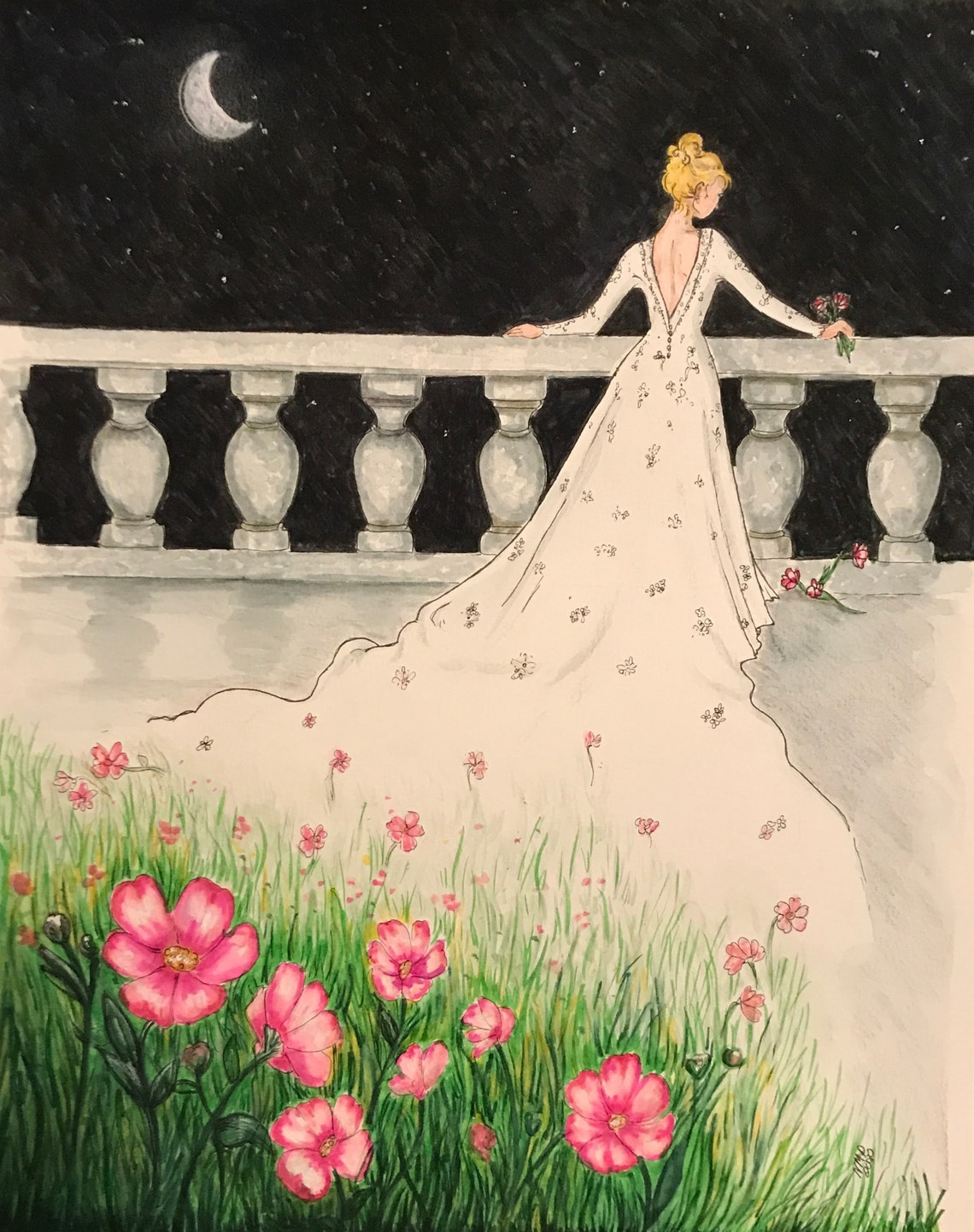 Original Artwork dreaming of Spring - Etsy