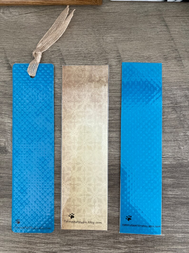 Beach Life Bookmark Set / Handmade / Watercolor Art - Etsy