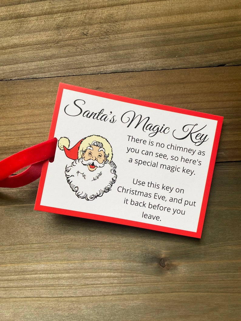 Magic Santa Key - Etsy