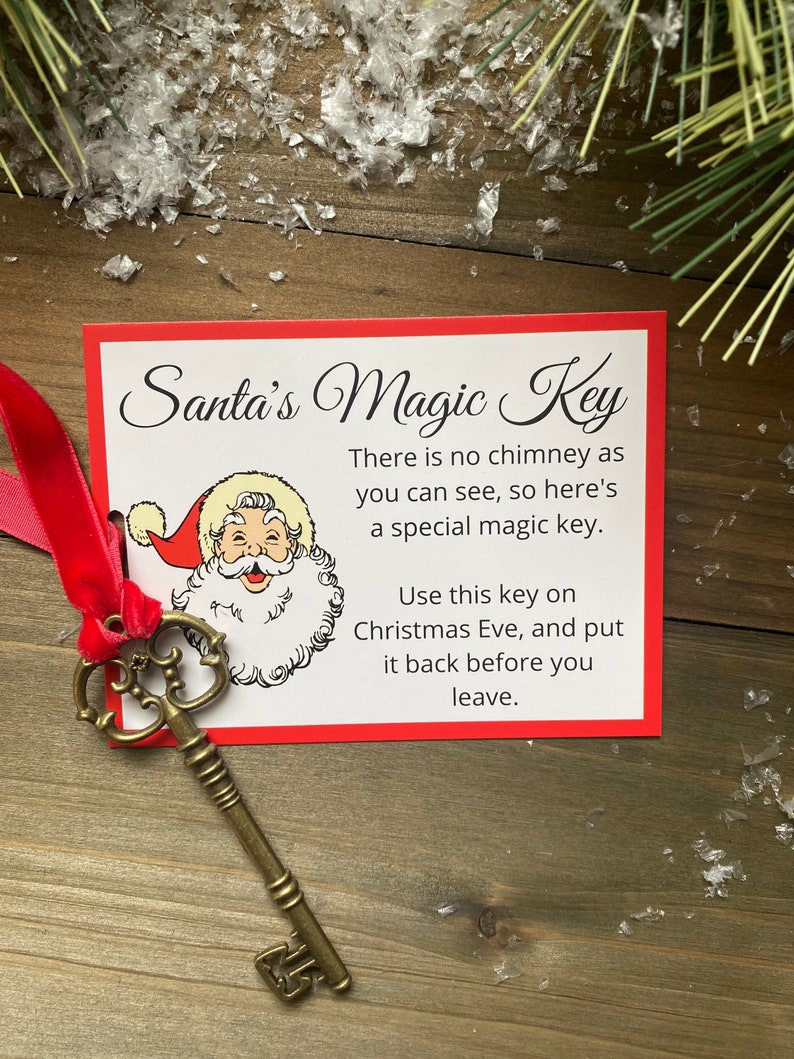 Magic Santa Key - Etsy
