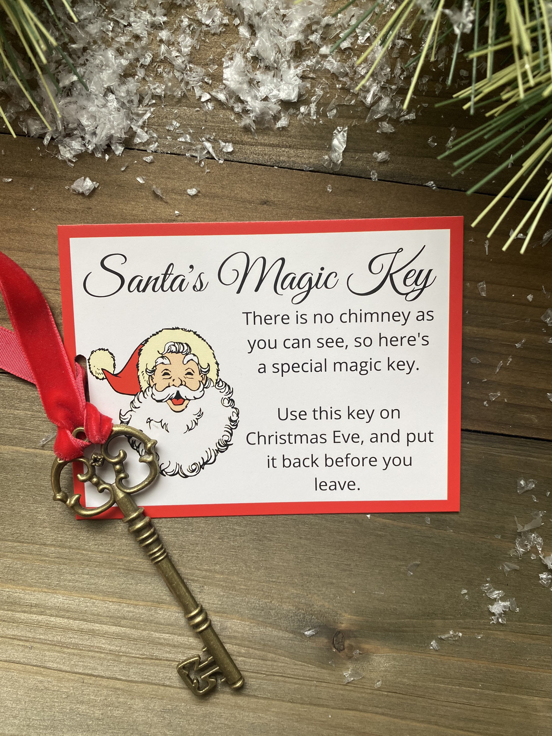 Magic Santa Key - Etsy