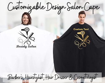 Custom Salon Cape - Etsy