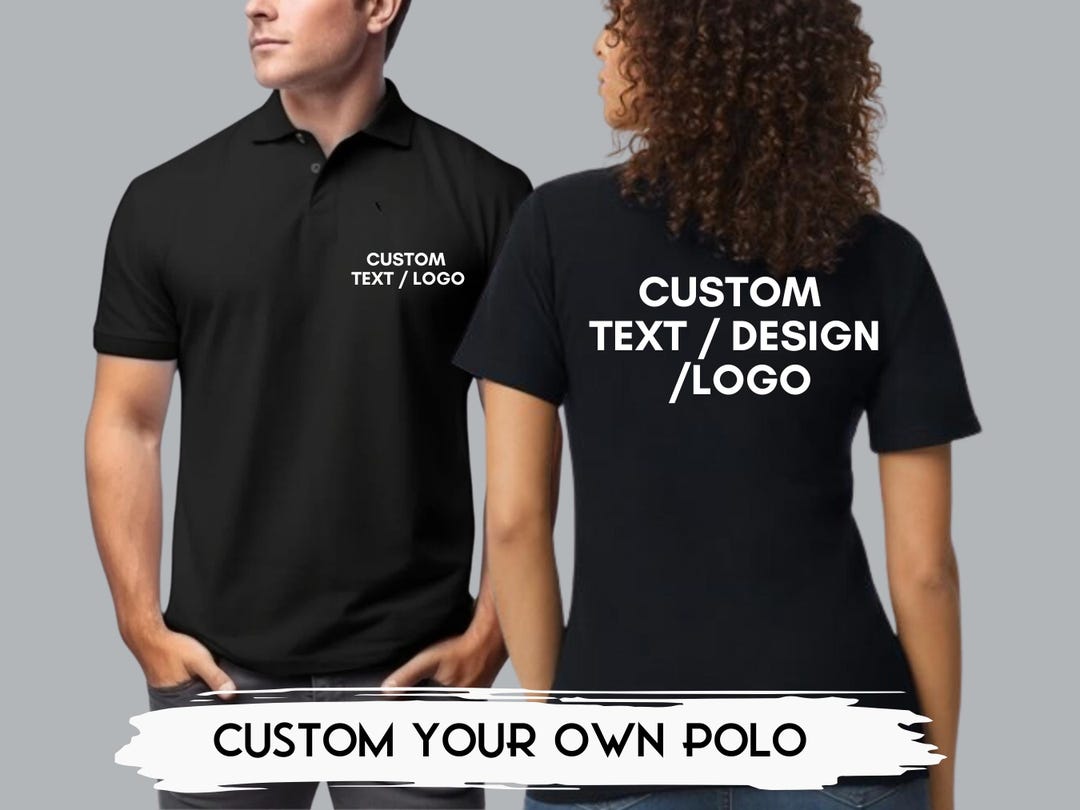 Custom Polo Shirt for Men, Women, Youth Personalized Logo Polo Shirts ...