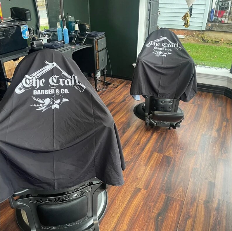 Personalized Cutting Cape With Your Logo Beauty Cape Hairdressing Salon ...