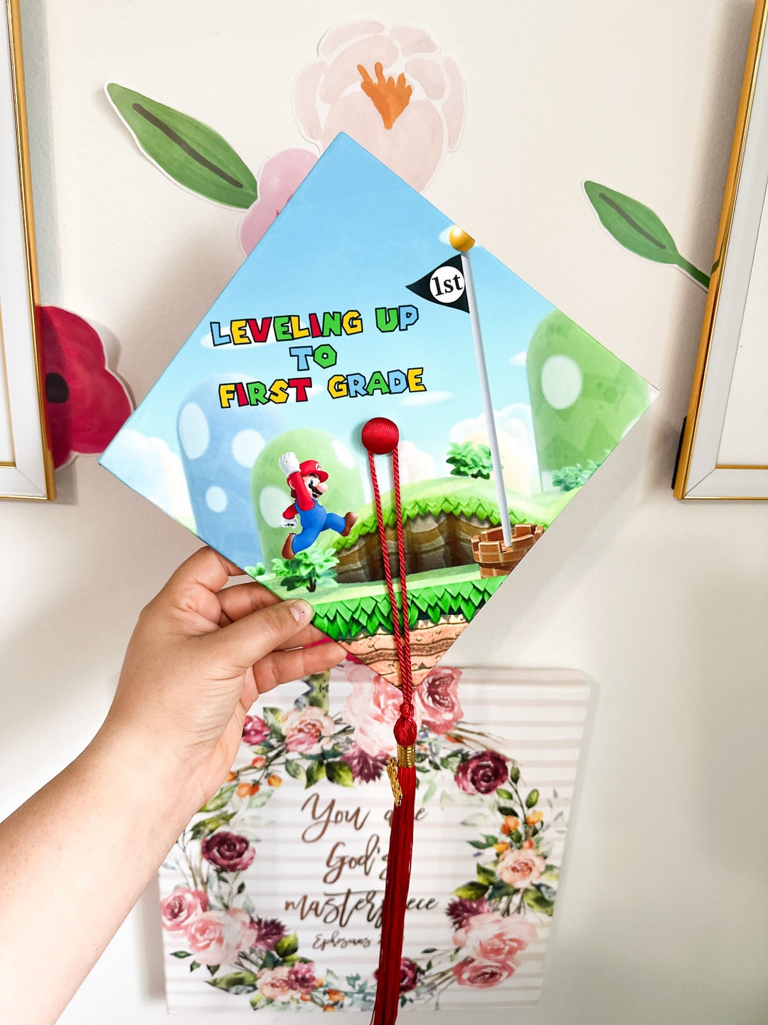 Customized Super Mario Graduation Cap Super Mario-themed - Etsy