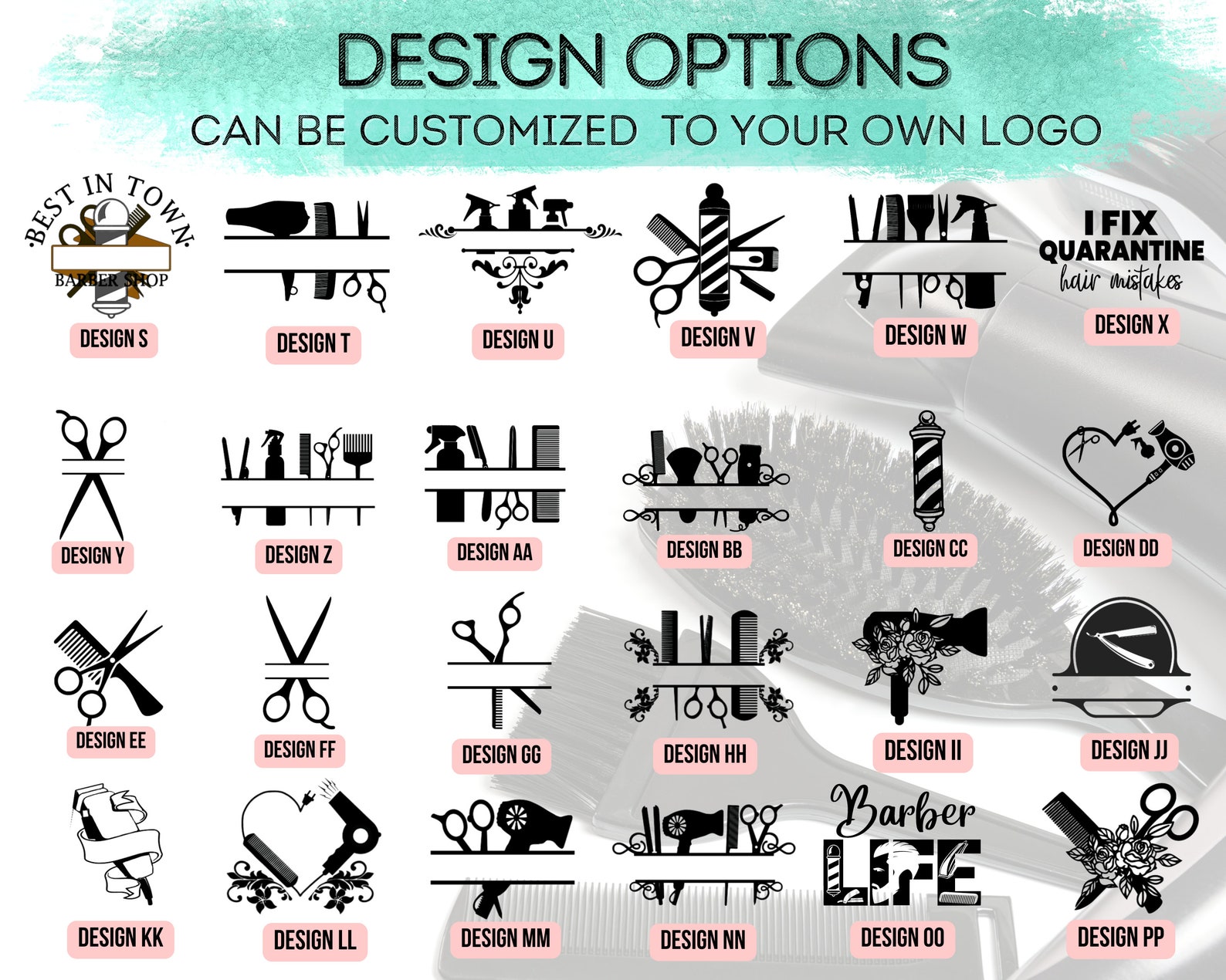 Custom Barber Smock Barbershop Jacket Pet Groomer Uniform - Etsy