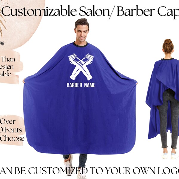Personalized Beautician Cape - Etsy